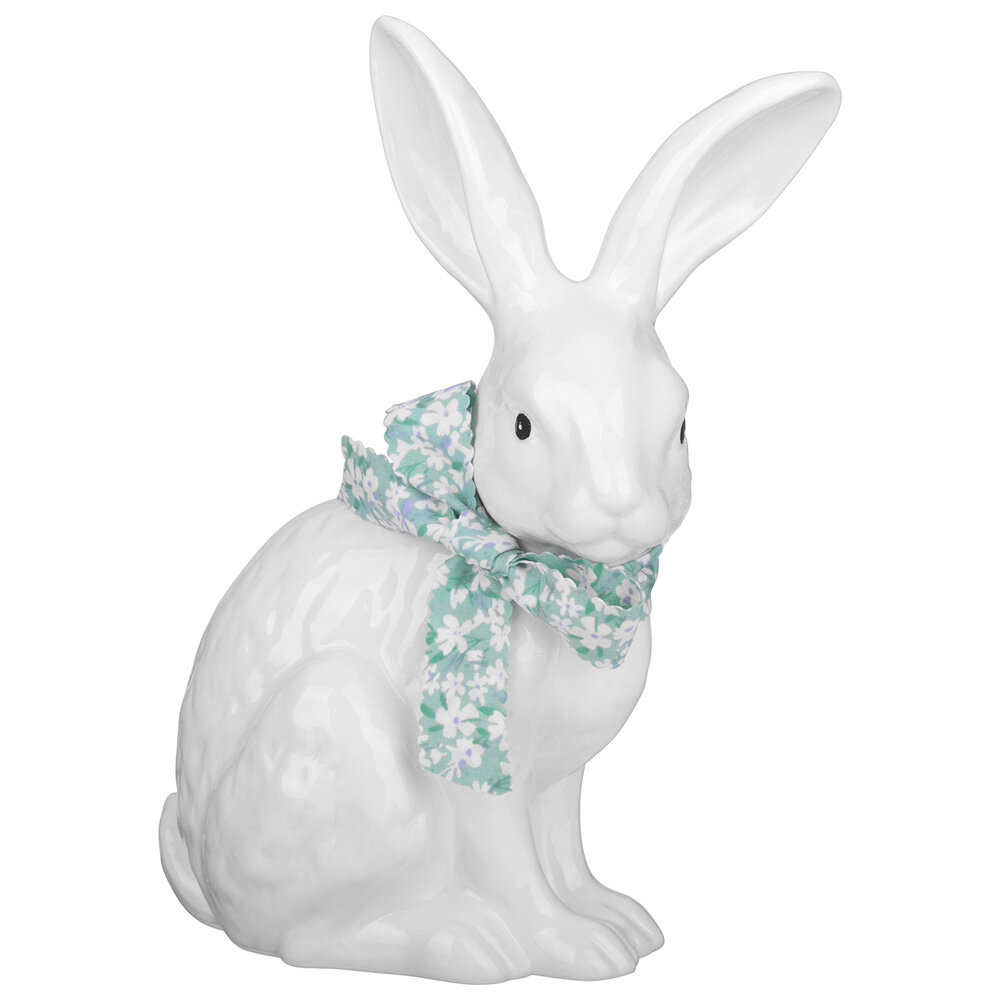 Фигурка кролик с бантом 18.6*10.7*24.4 см KSG-138-322