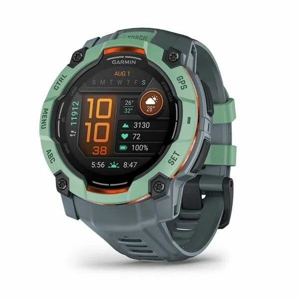 Умные часы Garmin Instinct 3 50мм, AMOLED, Neotropic with Twilight Band