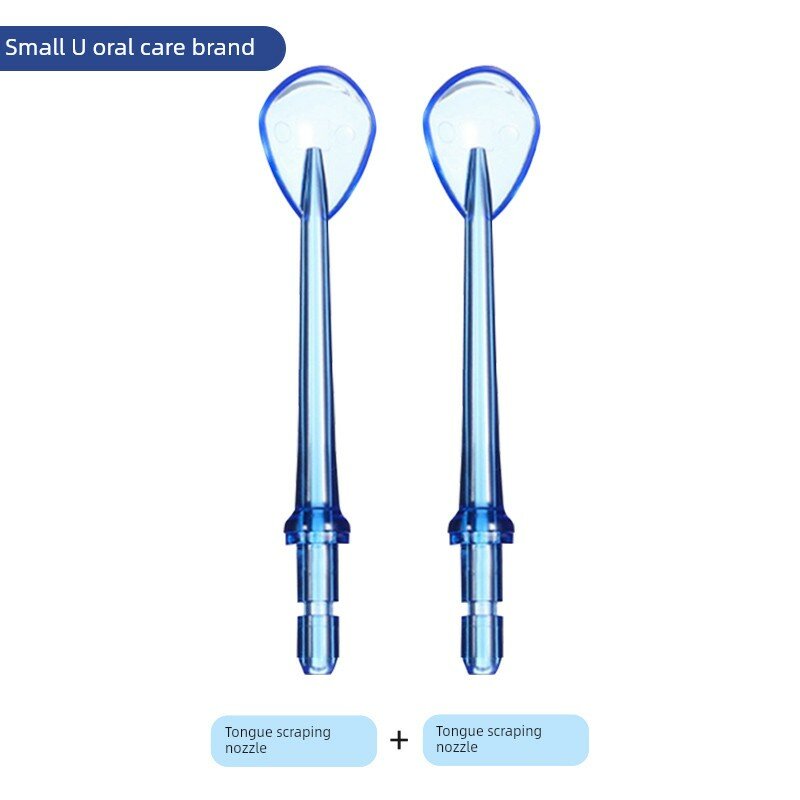 Сменная насадка для ирригатора Ulike: стандартная ортодонтическая насадка-скребок для языка, адаптер для чистки