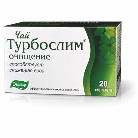 Биологически активная добавка Эвалар "Турбослим" чай очищение фильтр-пакеты