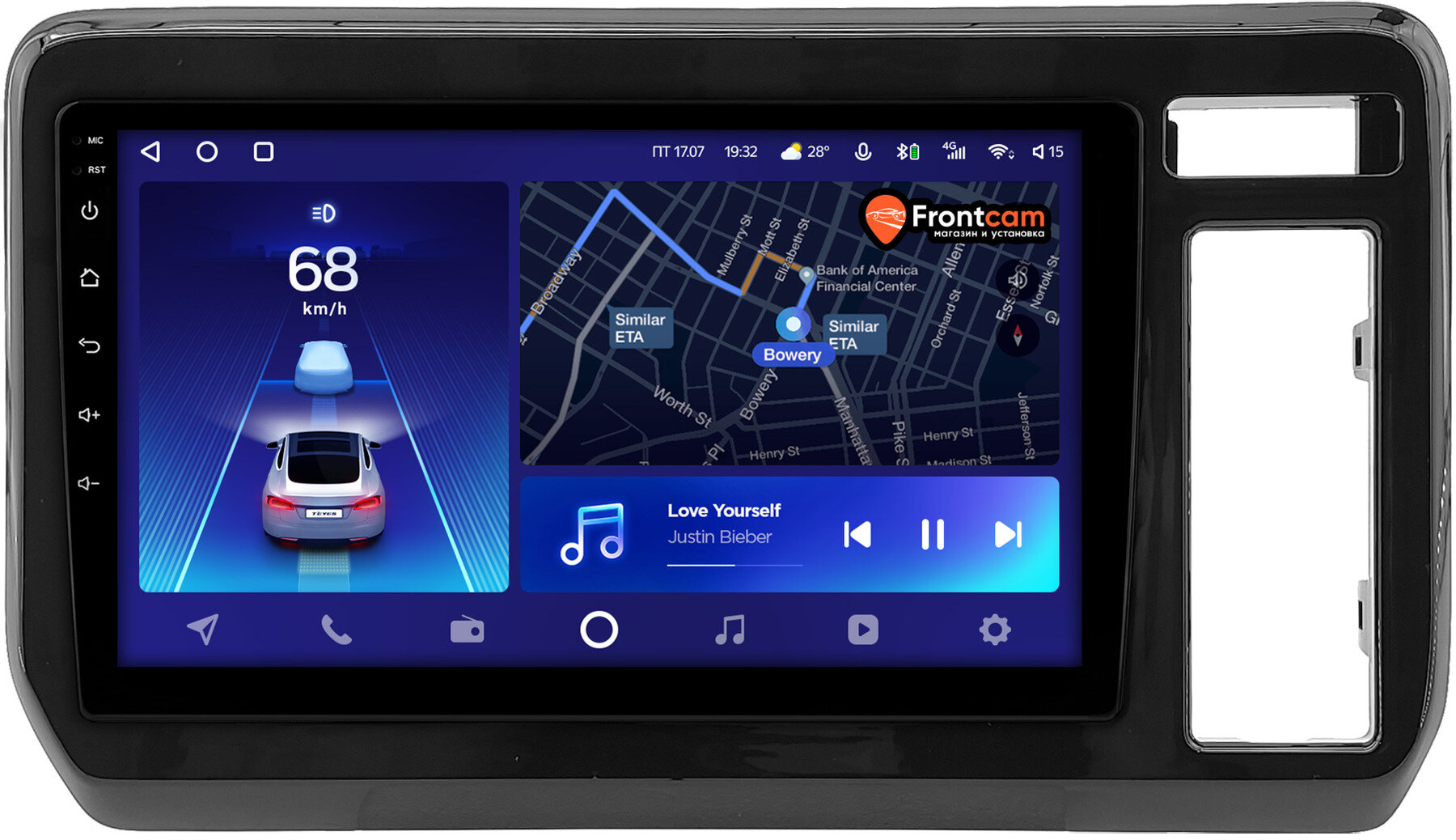 Штатная магнитола Suzuki Solio 4 2020-2024 (глянцевая) Teyes CC2 PLUS 4/64 10" RM-10-3110 Android 10 (4G-SIM, DSP, QLed)