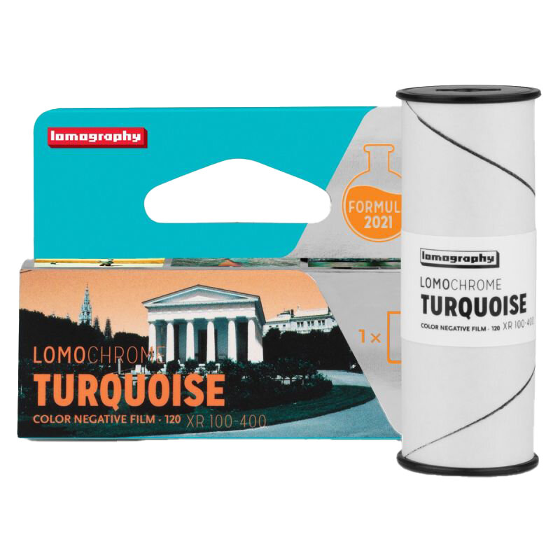 Фотоплёнка Lomography LomoChrome Turquoise XR 100-400 Тип 120 Средний формат