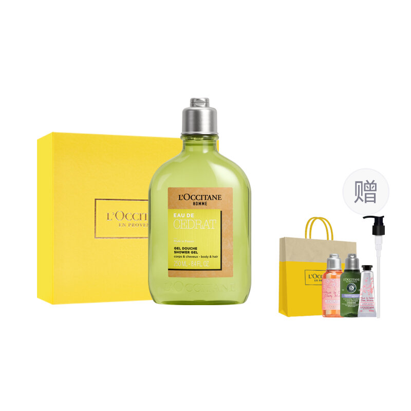 Гель для душа унисекс LOCCITANE Свежая вербена, 500мл, ароматный, увлажняющий