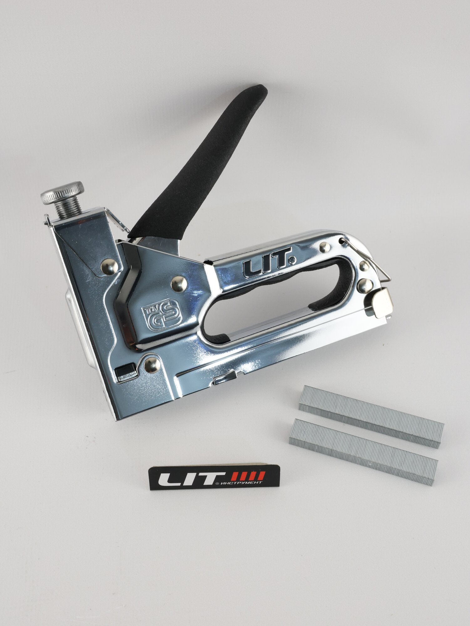 Степлер мебельный, строительный LIT PRO тип скоб 53, 4-14мм