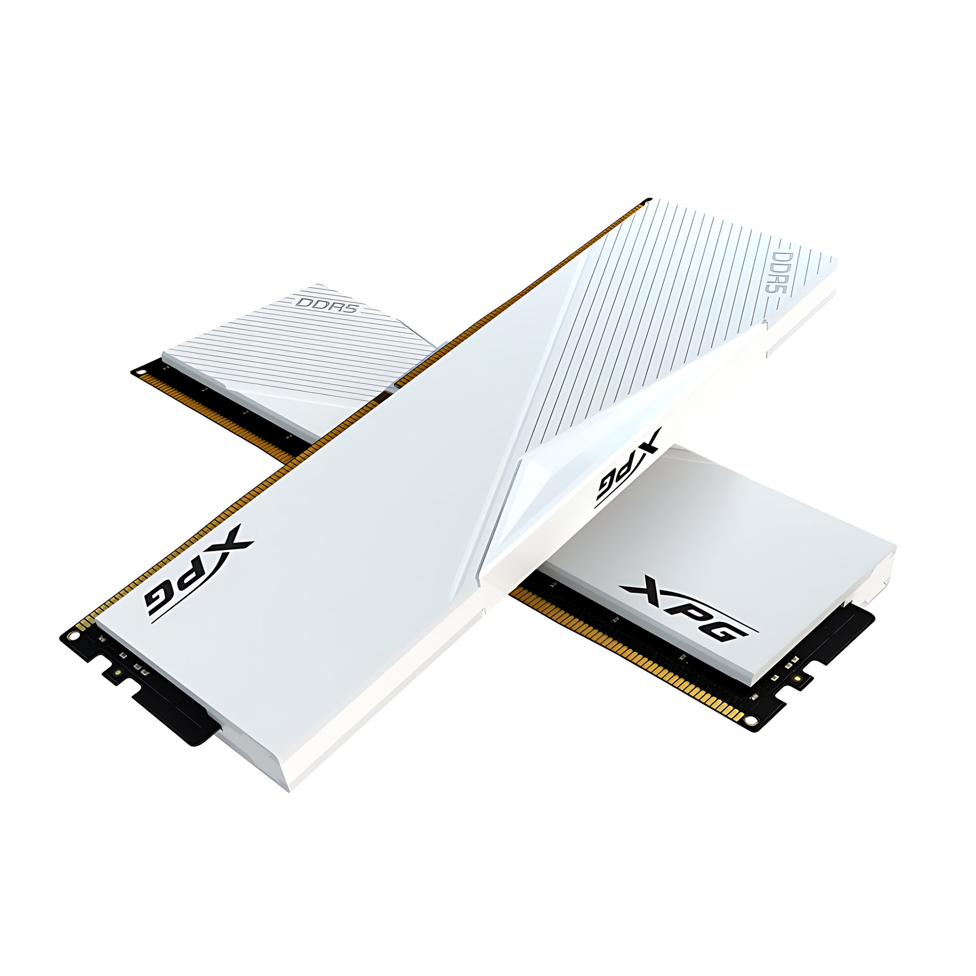 Модуль памяти DIMM DDR5 64Gb, 6400Mhz, 2x32Gb, ADATA XPG Lancer White (AX5U6400C3232G-DCLAWH)