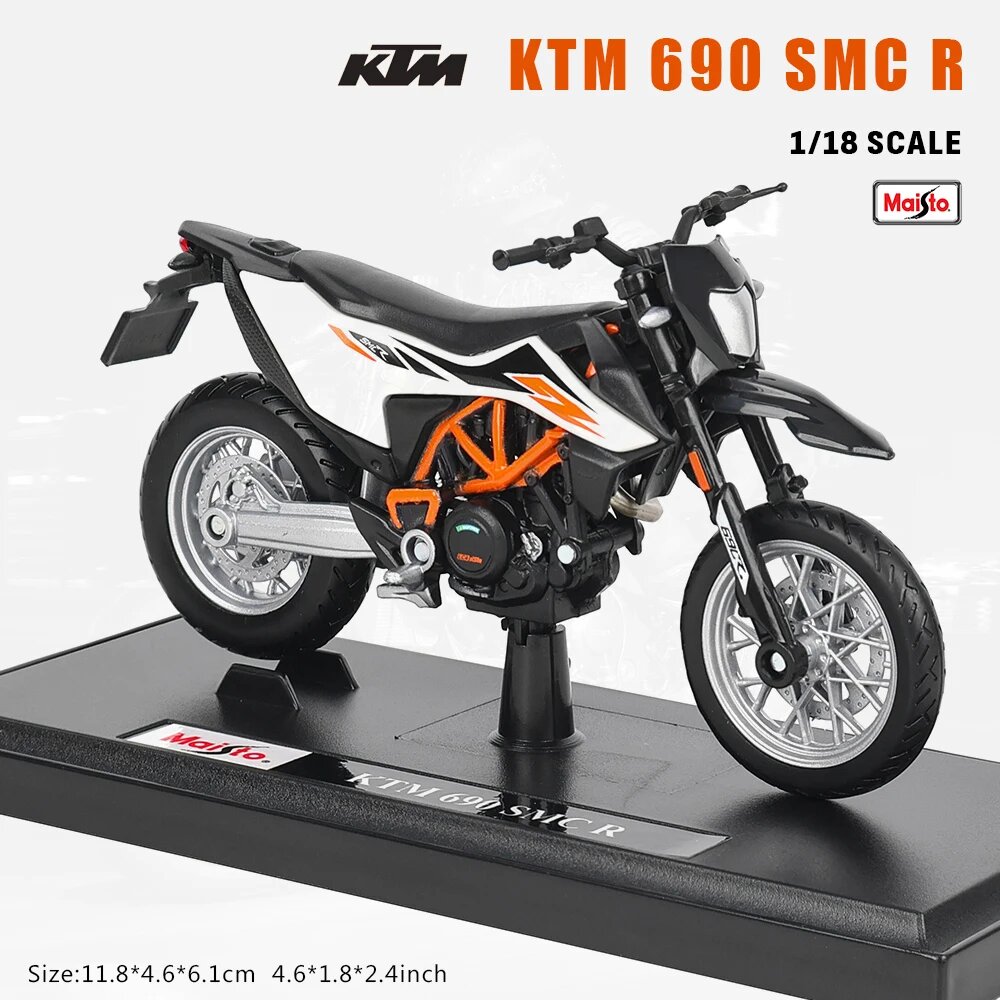 Маisto 1:18 мотоциклы Yamaha MT-07 MT-10 1-18 KTM 690 SMC R