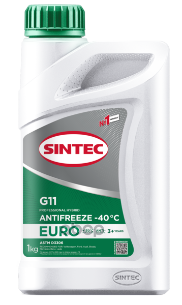Антифриз Sintec EURO 1л зеленый SINTEC арт. 990553