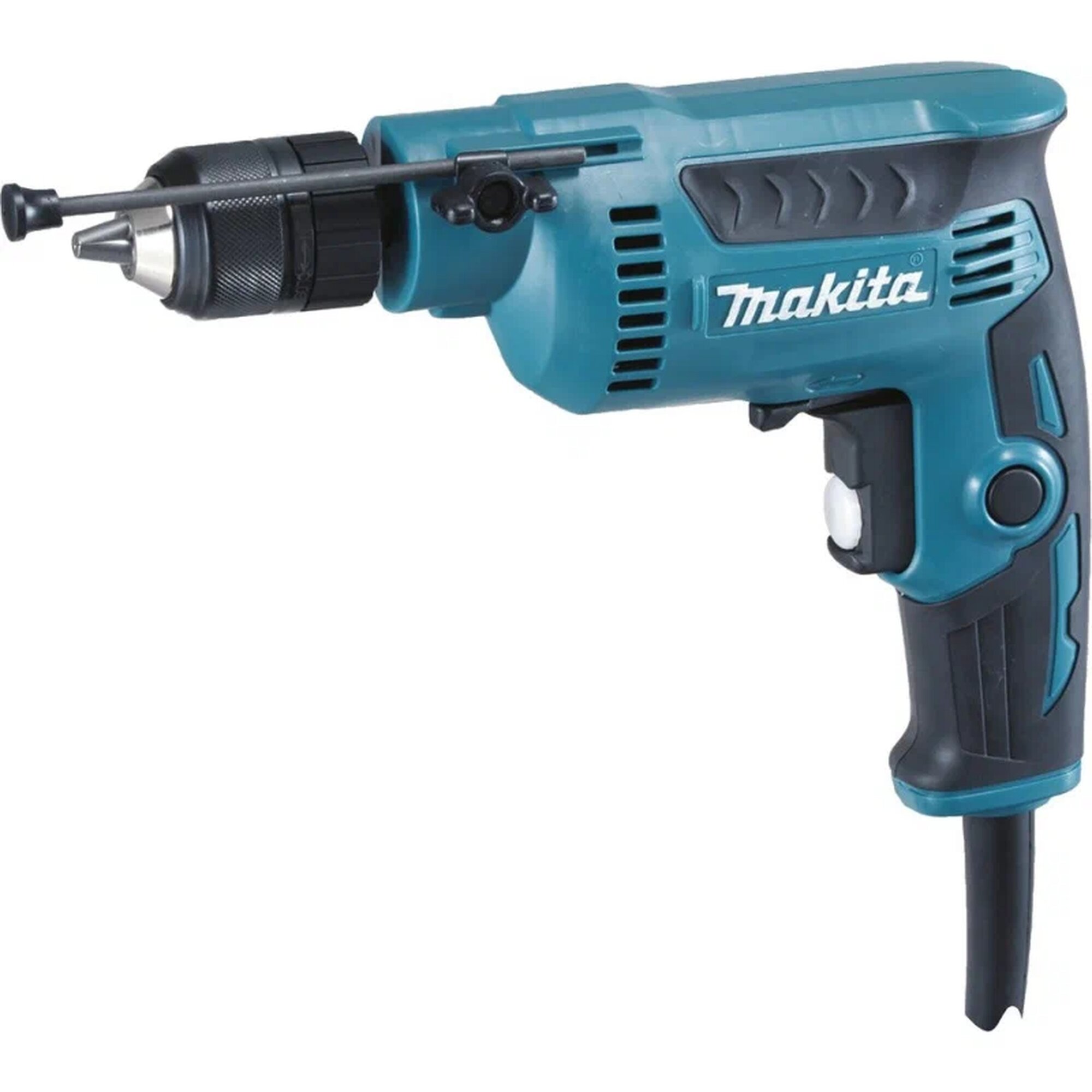 Дрель Makita DP2011, безударная, быстрозажимной патрон, синий