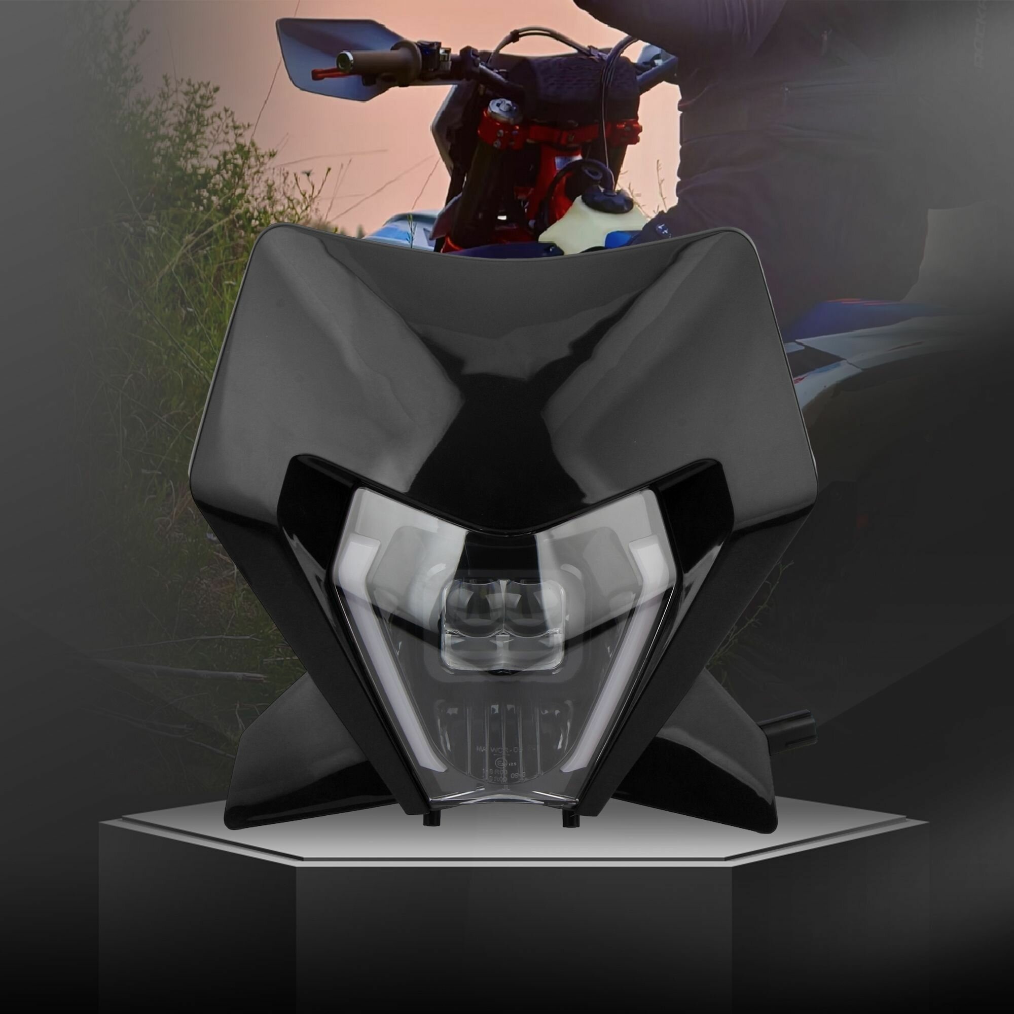 Эксклюзивный обтекатель для фары эндуро мотоцикла, модификация внедорожная для моделей ktm и kayo 2024 года