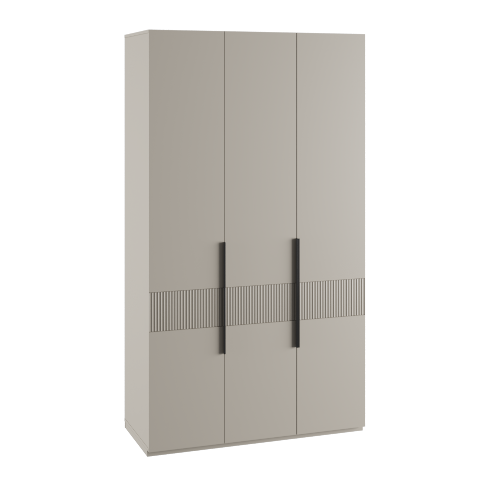 Шкаф 3-х створчатый Ника, бежевый/дуб делано