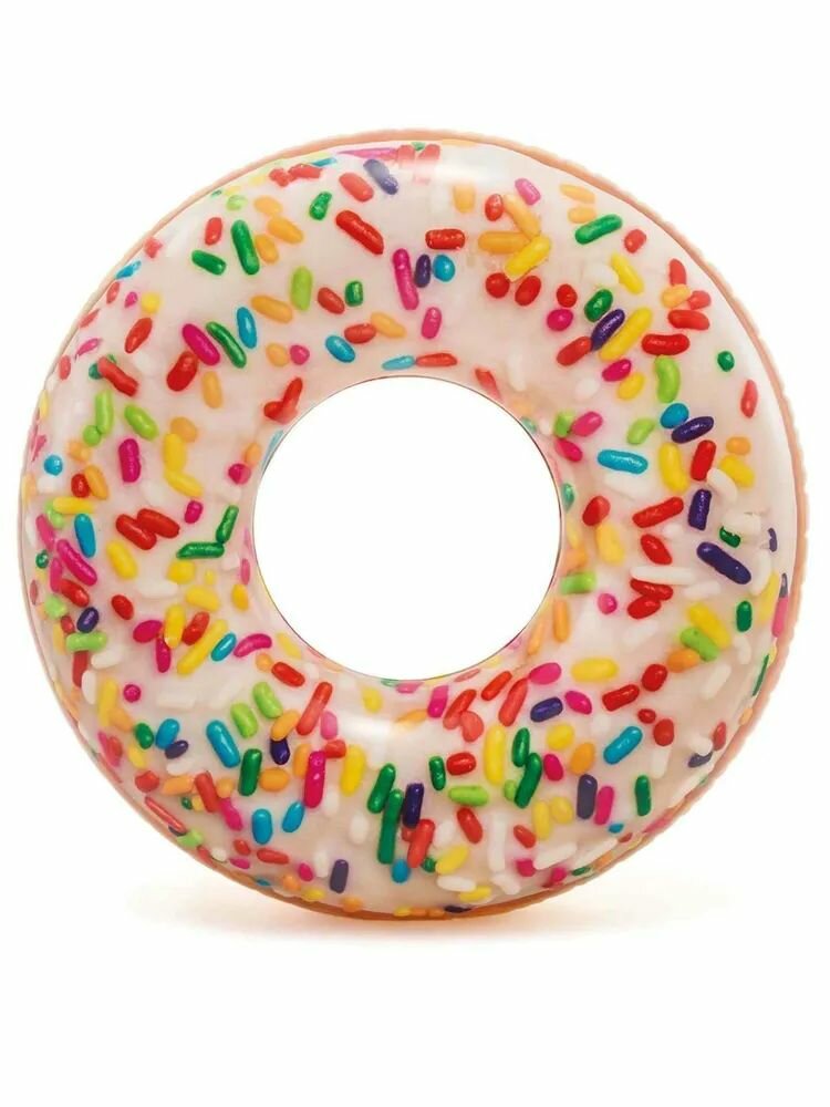 Надувной круг "Пончик глазурь" 114х99 см 56263, Intex