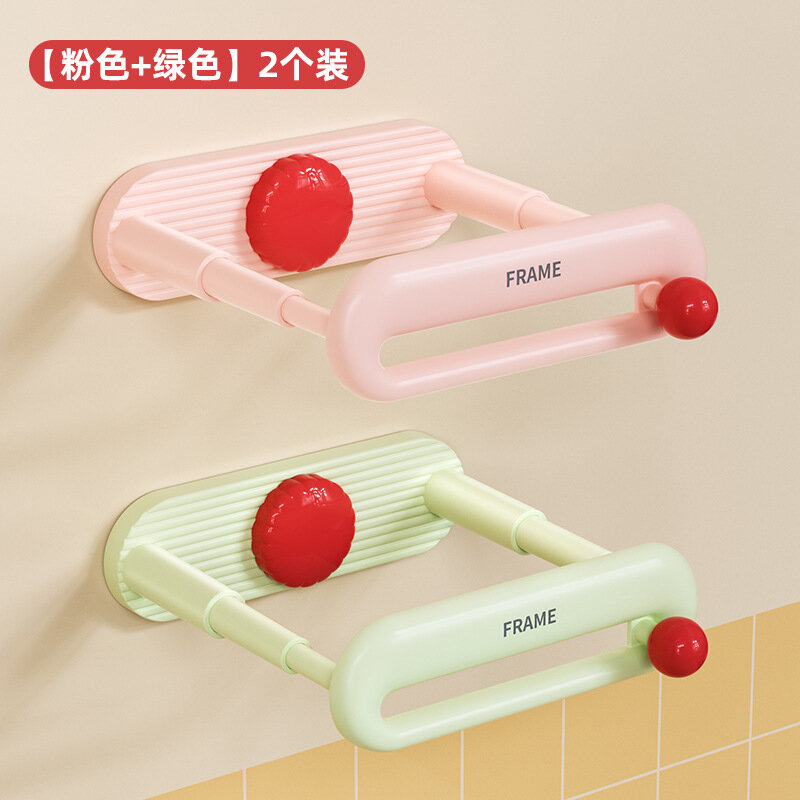 Новая подставка для умывальника с присосками, прочная подставка для умывальника с присосками, выдвижная настенная полка для хранения в форме кроличьих ушей.