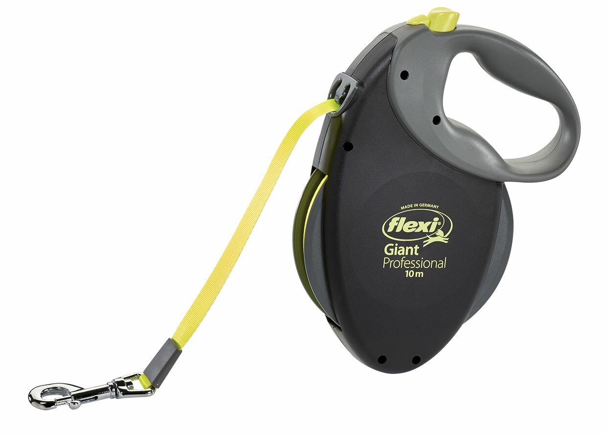 Поводок-рулетка Giant Professional tape 10m 50 kg Black