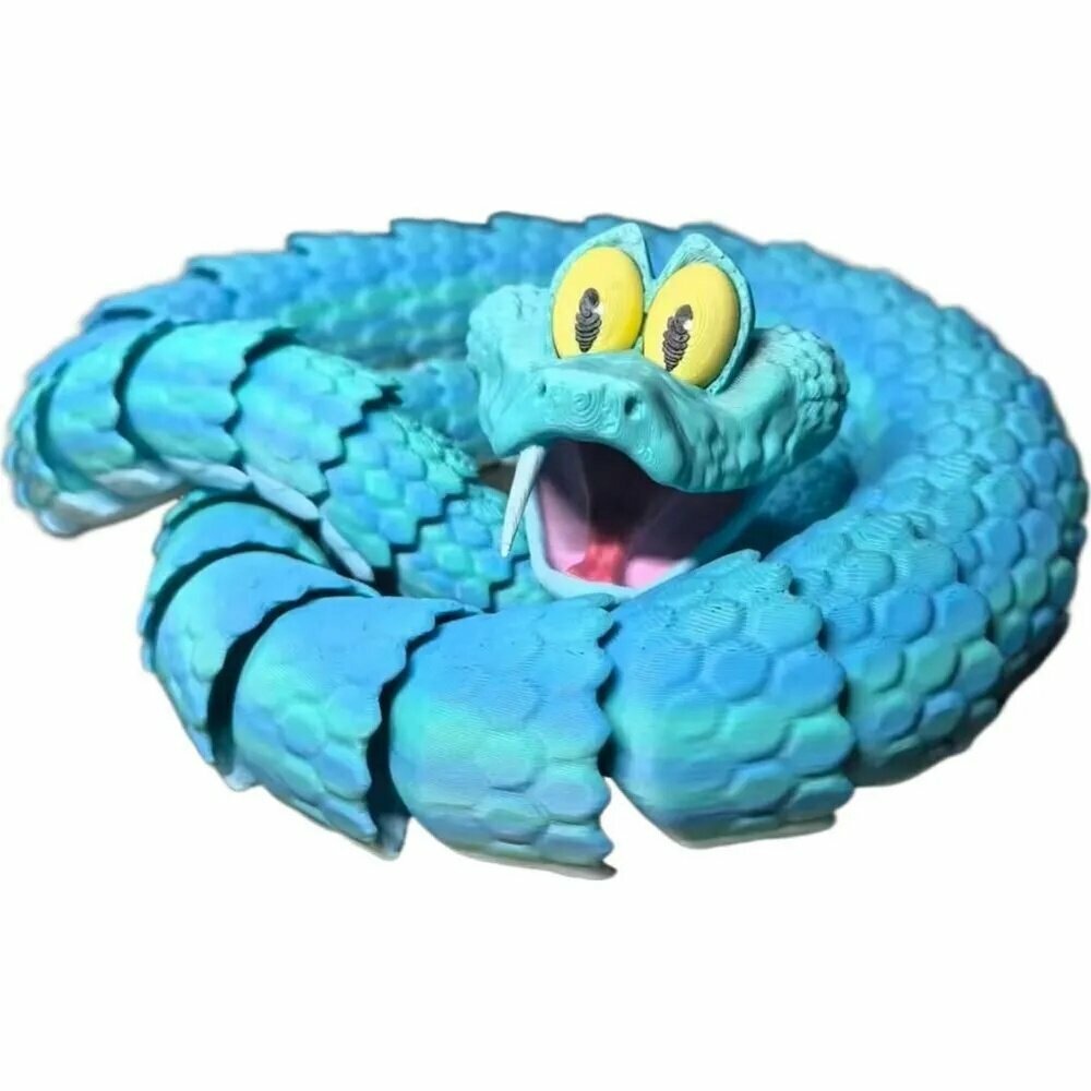 Сумасшедший город животных Змея Подвижная 3D Антистресс 45 CM