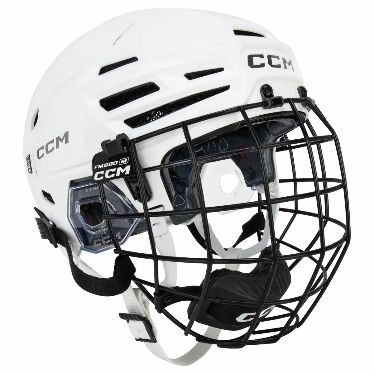 Шлем с маской хоккейный CCM Tacks 920 combo, S, белый