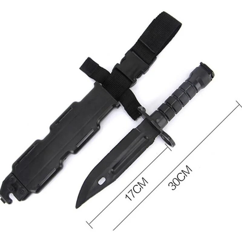 Тактический резиновый нож M9 для игр