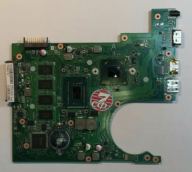 Материнская плата ноутбука Asus X200CA 1007U 4 Gb