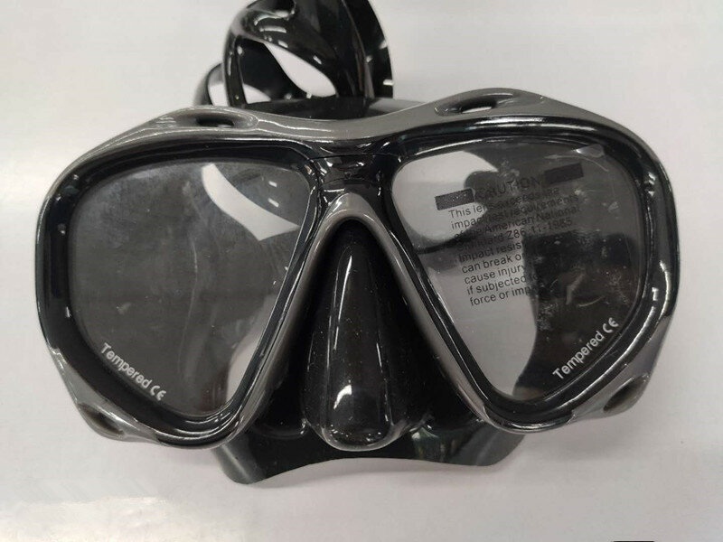 Универсальная силиконовая маска для дайвинга, водонепроницаемая маска для плавания, фридайвинга и снорклинга, комплект для водных видов спорта, очки для дайвинга для взрослых.