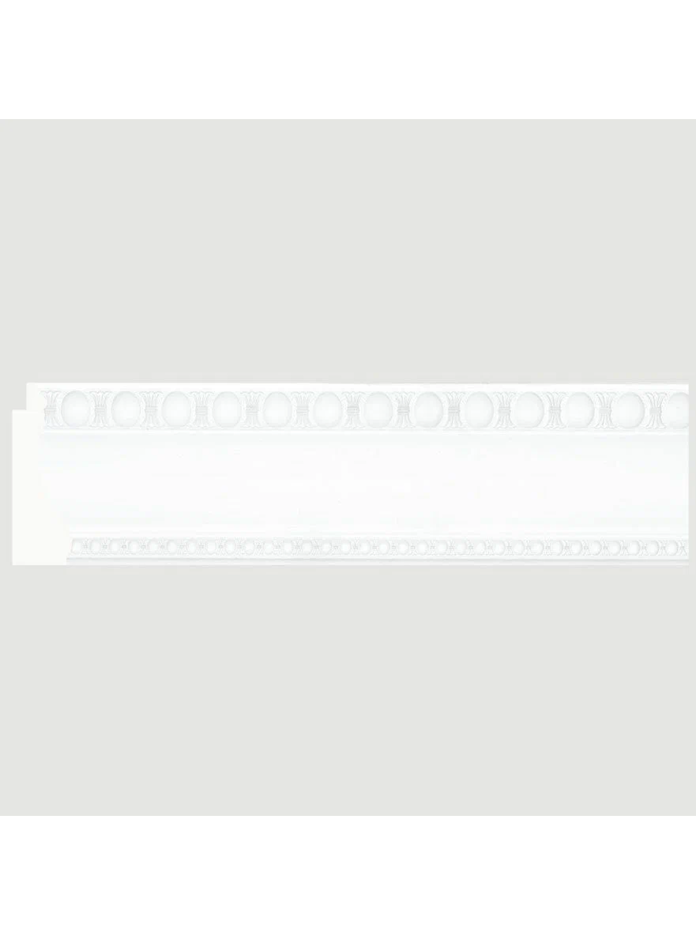 Молдинг Cosca, декоративный, 80х27 мм, белый МАТ. Набор 4шт.