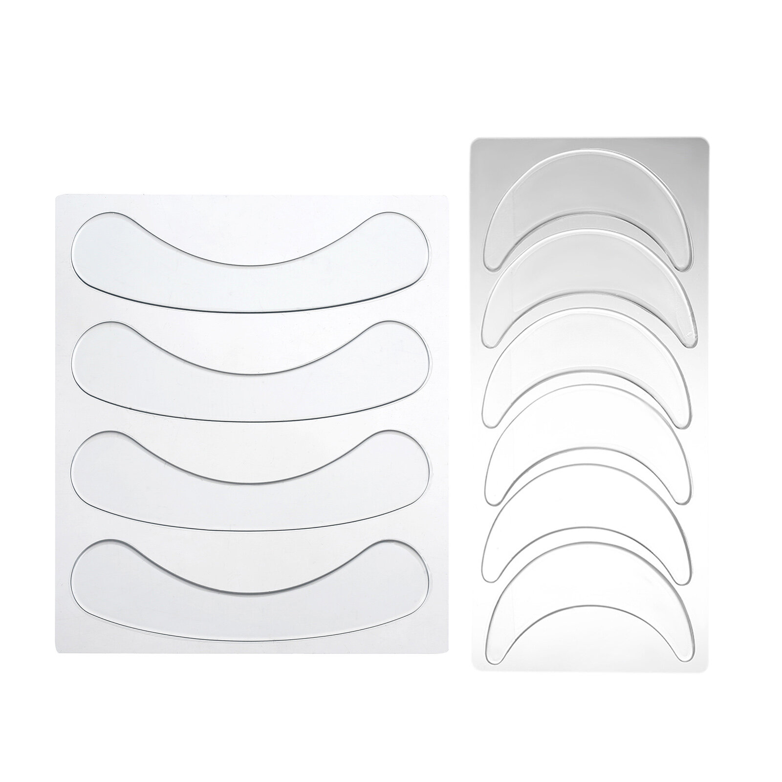 10шт/набор Пластыри из силикона для удаления морщин на лице, носогубных складок, вокруг губ и под глазами, невидимые, многоразовые, прозрачные, размер упаковки 20*10*1см, вес 51г, для всех типов кожи