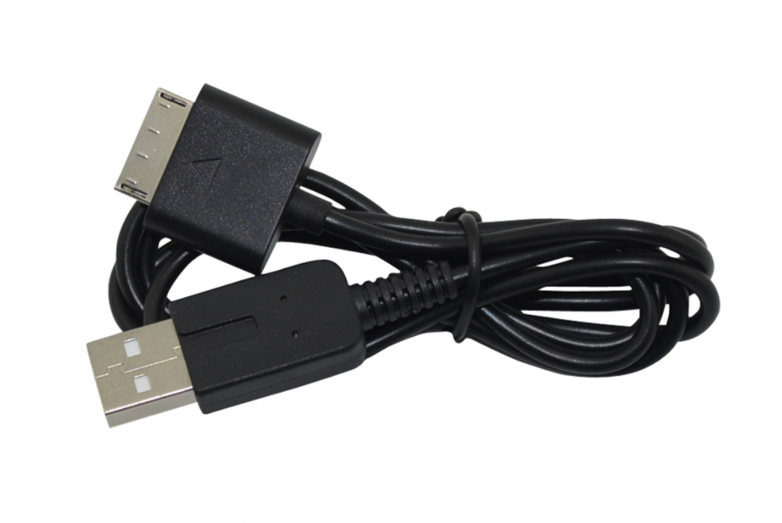 USB дата-кабель MyPads для игровой приставки Sony PSP Go, 1.2 м, черный