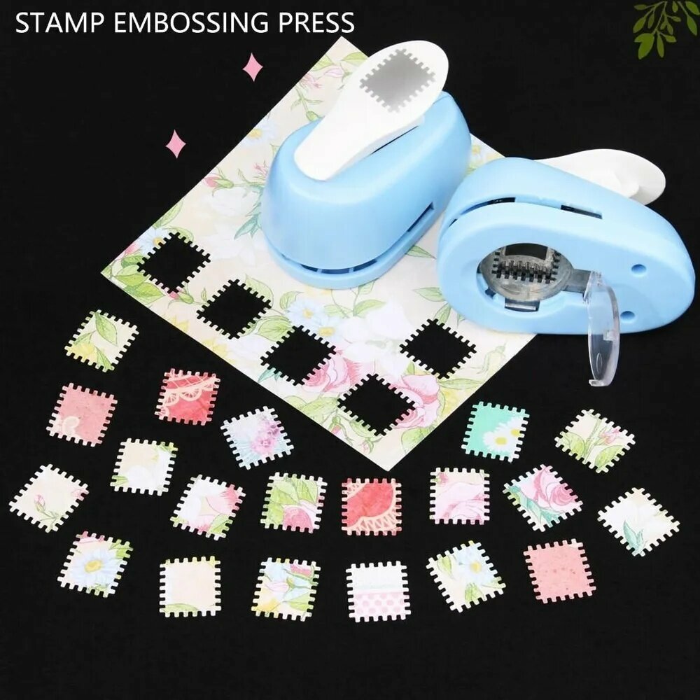 Рельефный пресс для бумаги и пластика, Синий