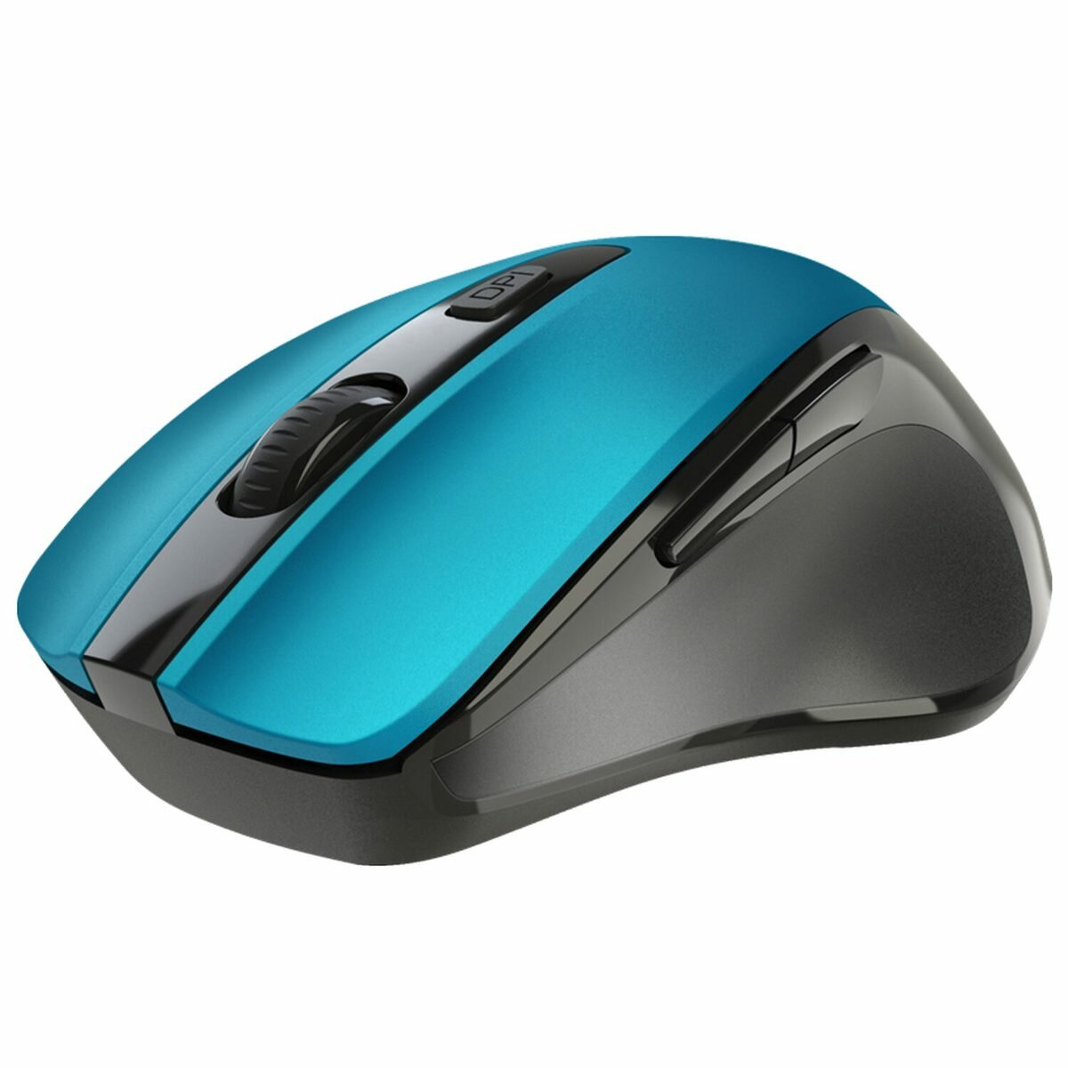Мышь оптическая беспроводная Defender Prime MB-053, USB, 5 кнопок + 1 колесо-кнопка, бирюзовая (52054)