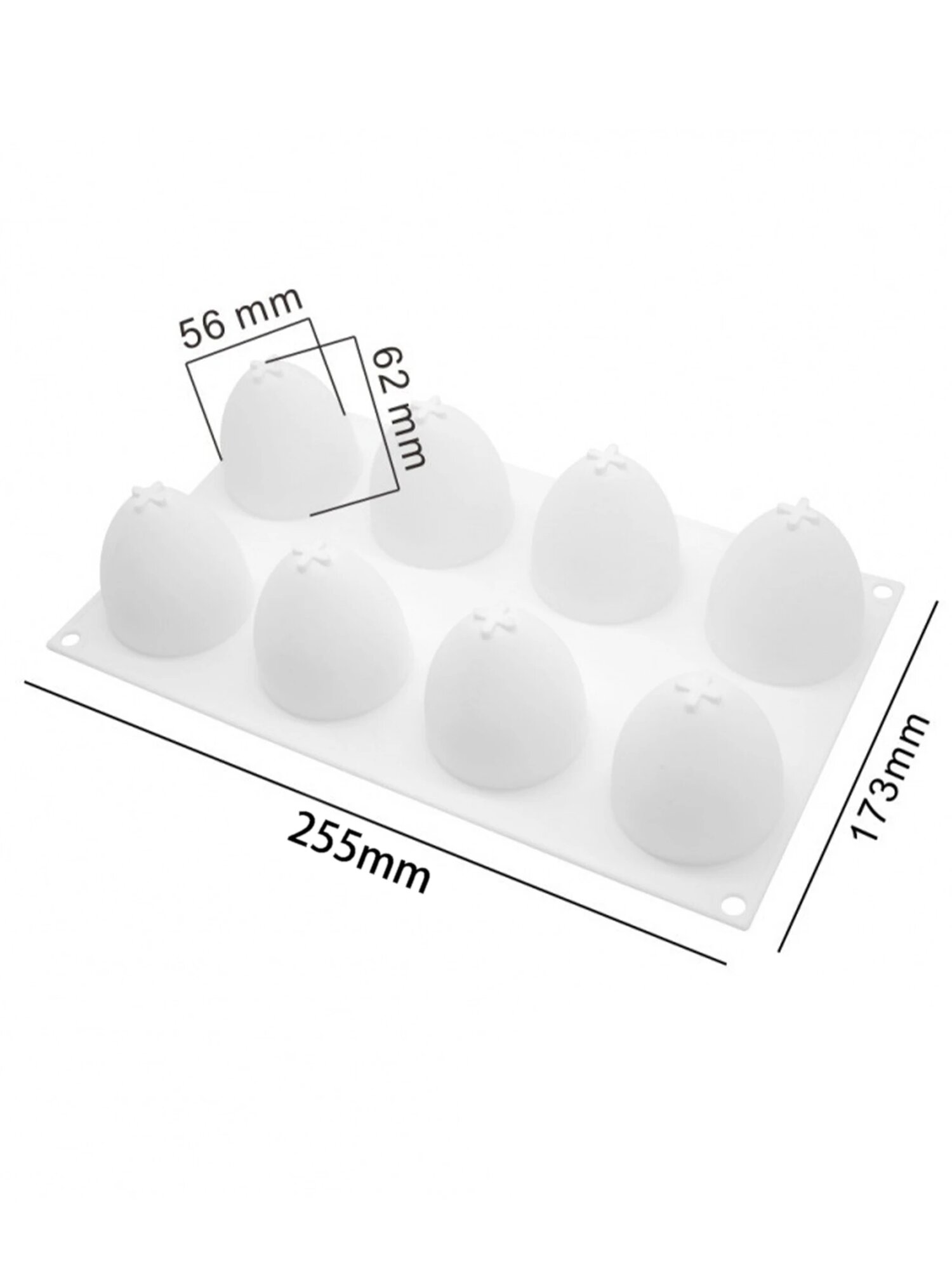 Силиконовая форма для яиц UDOCOOL, Color: Egg