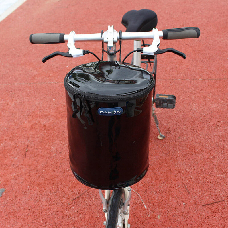 Передняя корзина для складного велосипеда Dahon, корзина из ткани, подвесная корзина для электровелосипеда, велосипедная корзина для овощей, сумка для шлема.