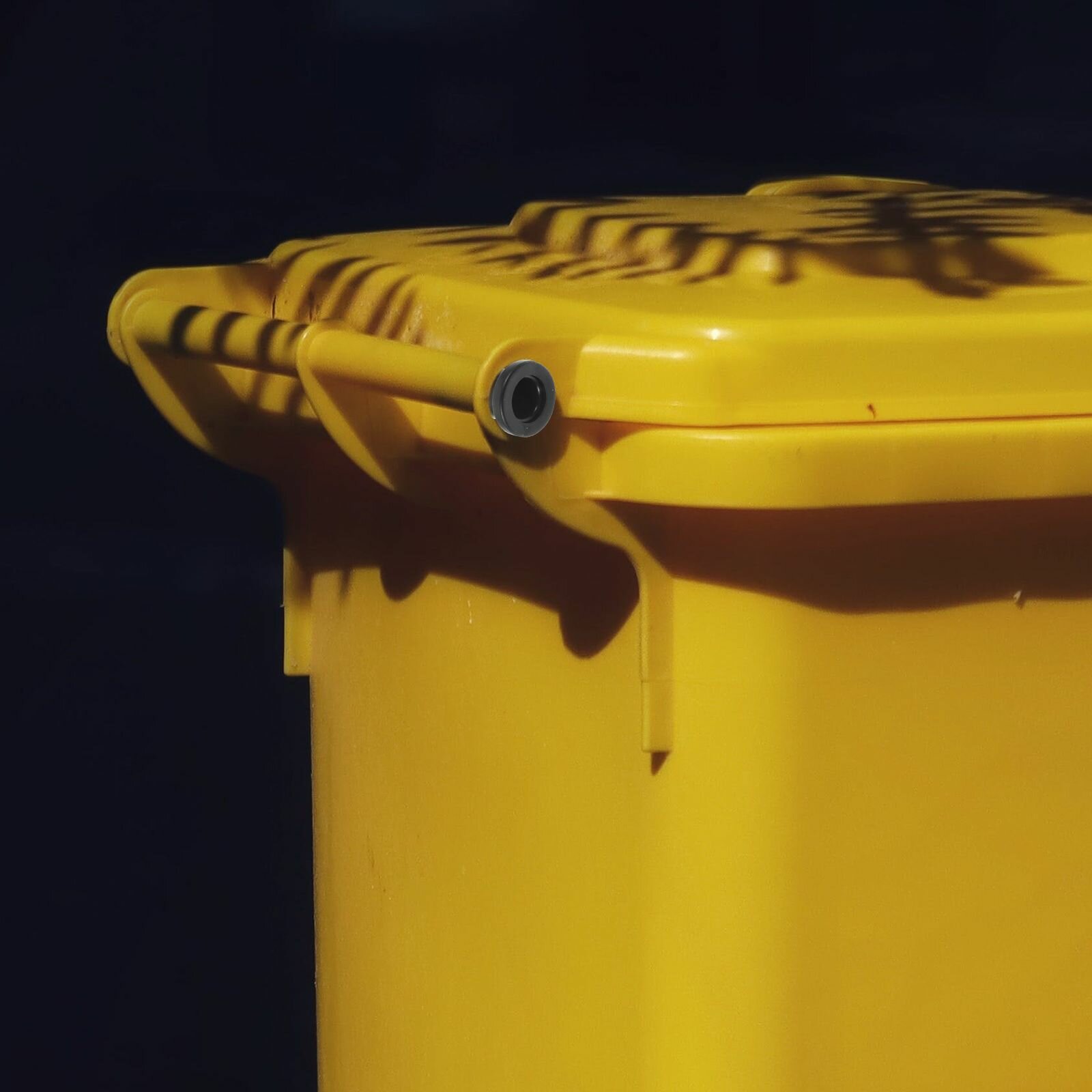 Универсальный пластиковый замок крышки мусорного бака для улицы, черный, комплект из 4 шт