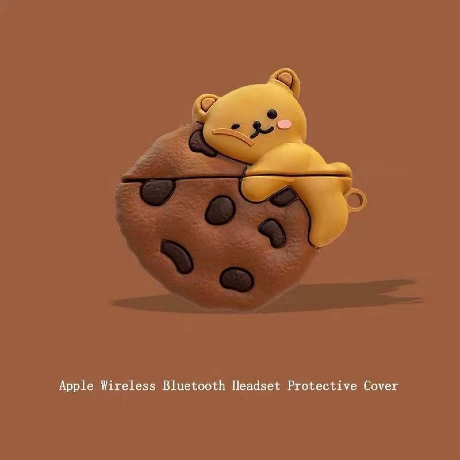 Чехол MyPads для наушников Huawei Honor Earbuds X2 бежевый накладка износостойкий