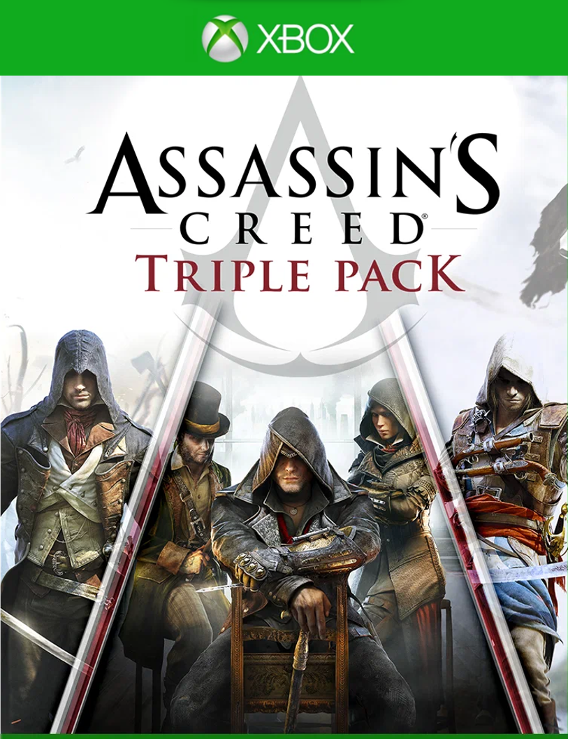 Игра Assassin's Creed Triple (3в1) Xbox One, Xbox Series X|S, Русская озвучка, электронный ключ