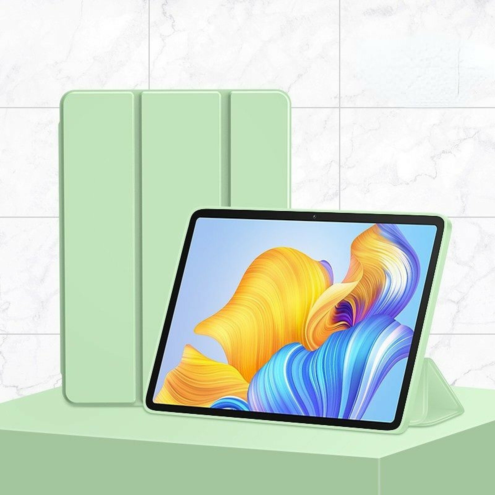Чехол MyPads для Honor Pad 8 12 дюймов светло-зелёный с функцией подставки