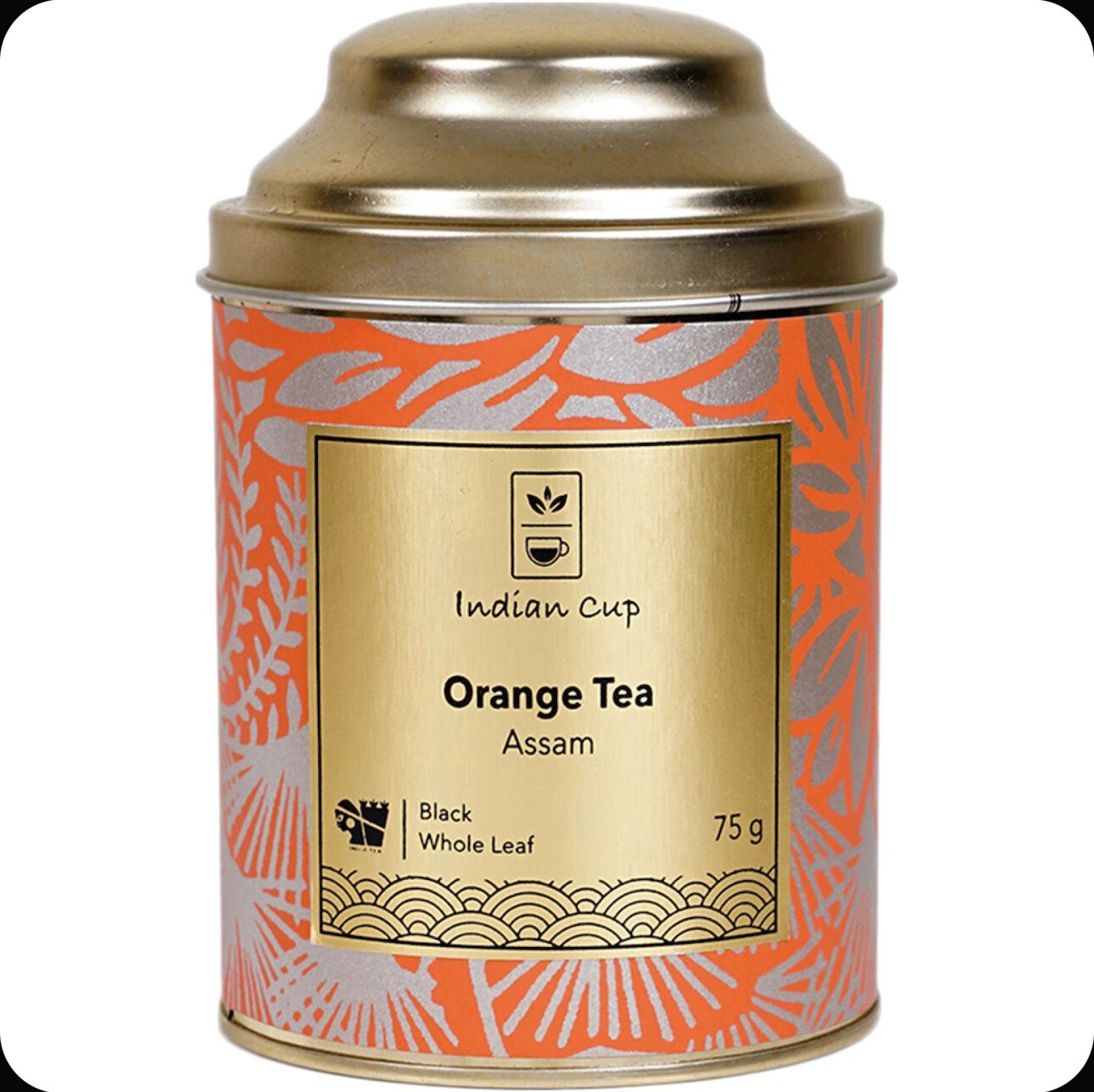 Чай черный Апельсиновый Indian Cup Ассам 75гр , Индия