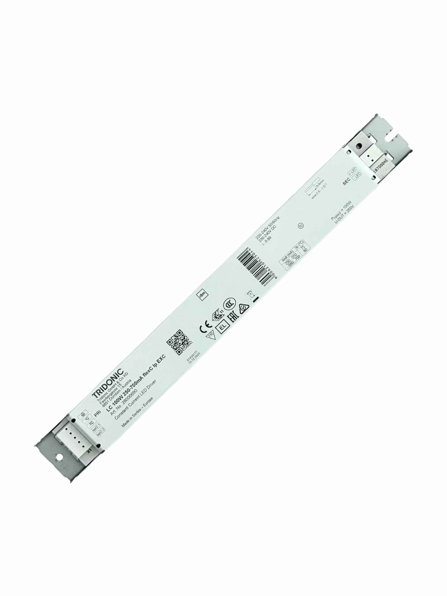 ЭПРА Tridonic LC 100W 250-700mA flexC Ip EXC