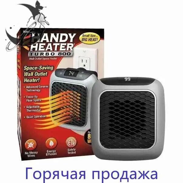 Обогреватель Конвекционный керамический с пультом ДУ и таймером для дома и офиса — фото 1