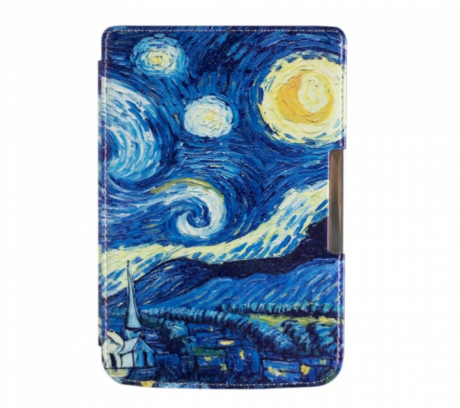 Чехол MyPads для PocketBook 626 Touch Lux 2 и PocketBook 615 тонкий с магнитной застежкой тематика Ночь