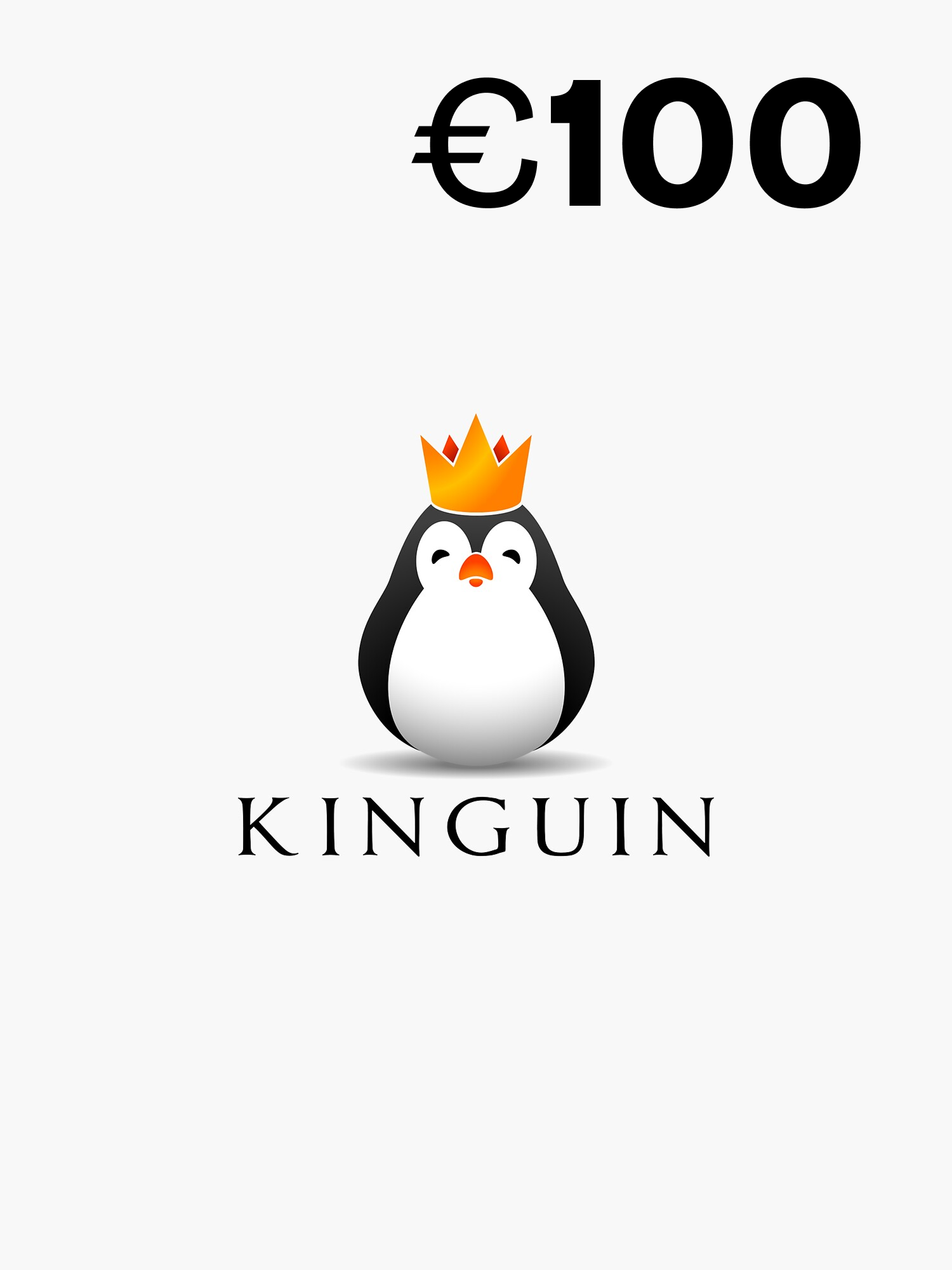 Подарочная карта Kinguin на 100 EUR Евро | НЕ РФ/СНГ | Оригинальный код