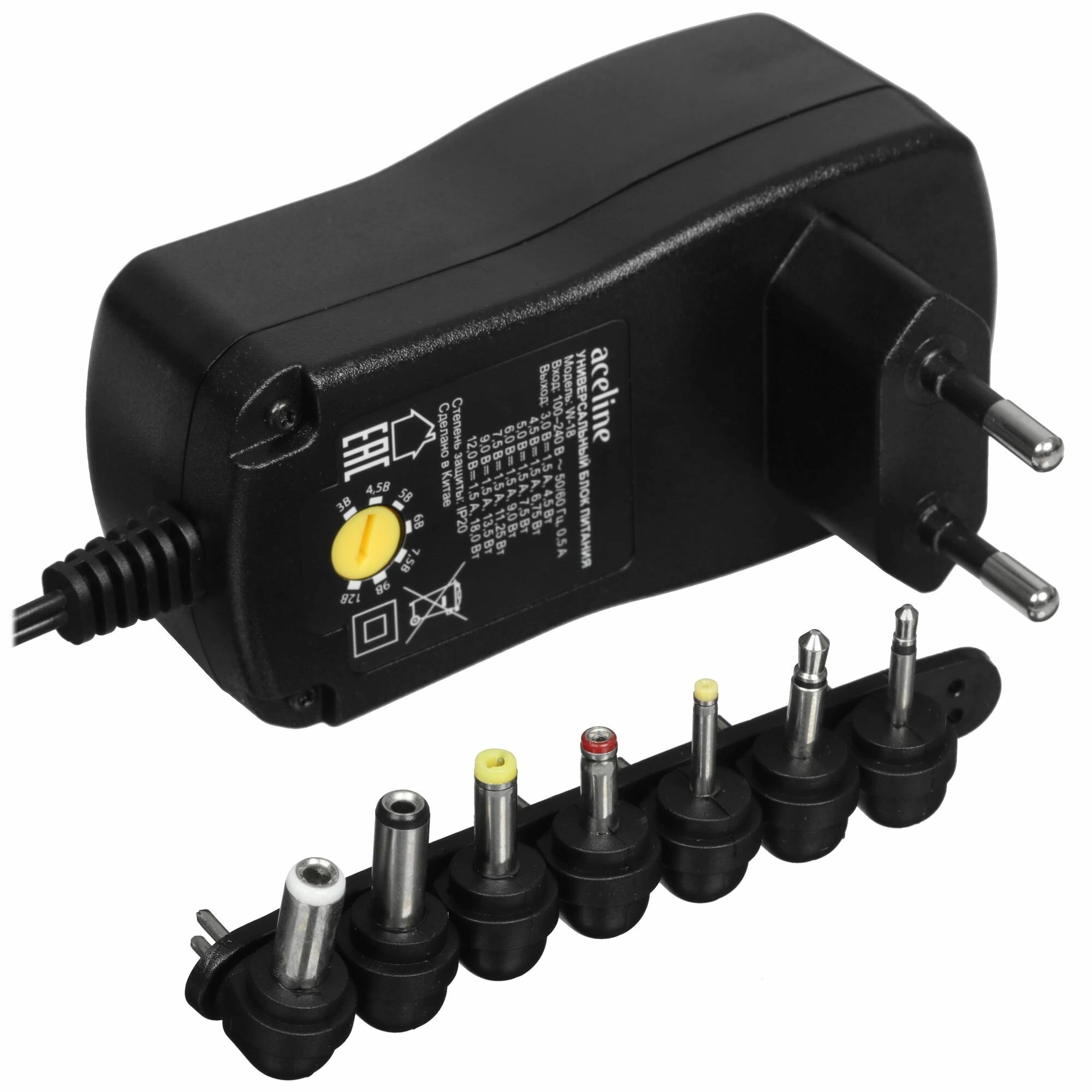 Адаптер питания сетевой Aceline W-18