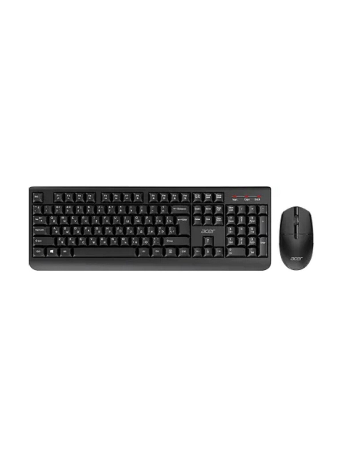 Acer OCC401 [ZL. ACCCC.016] Комплект (клавиатура + мышь) клав-ра: черный мышь: черный USB Multimedia беспроводной