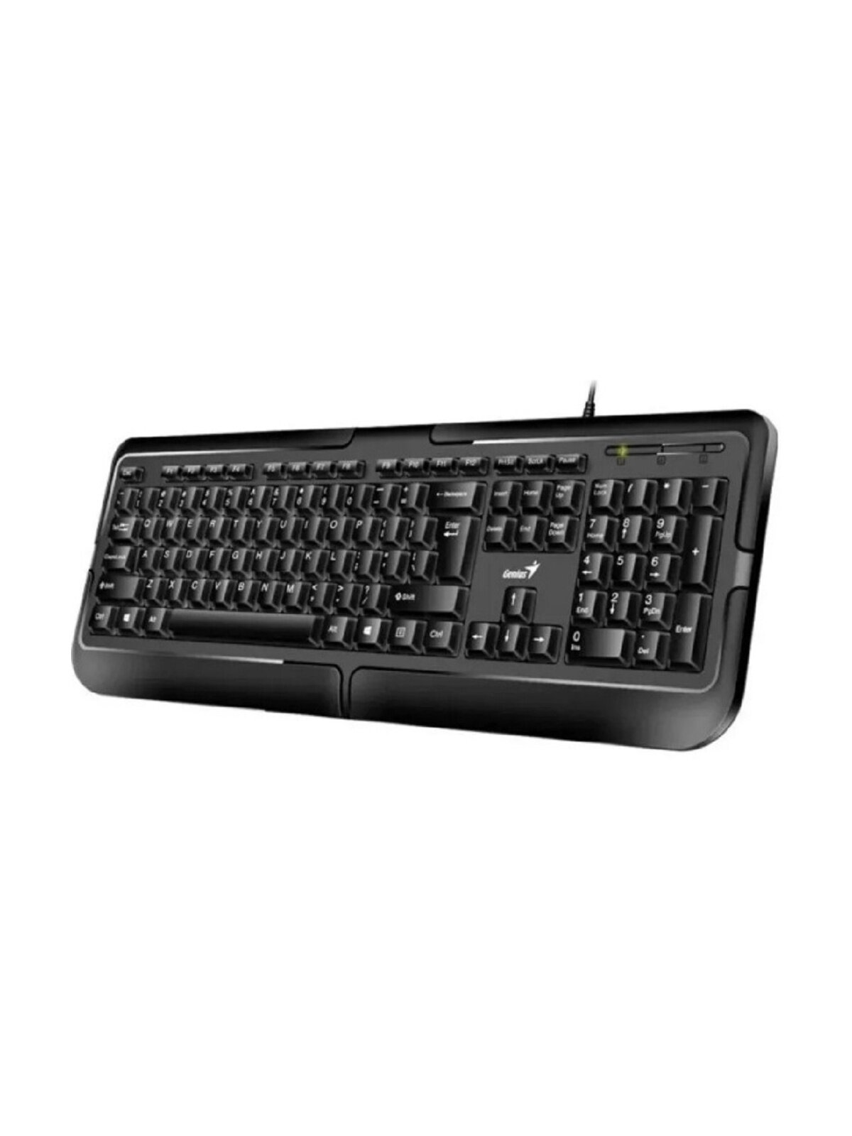 Клавиатура Genius Smart KB-118, {Черный, проводная, USB, 104 клавиши, регулировка наклона} [31310051402]