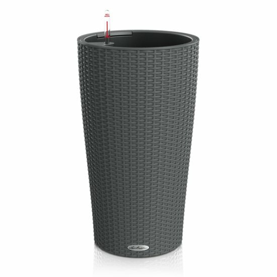 Lechuza 15148 Кашпо Цилиндро Коттедж 23/41 Песочно-коричневый с системой автополива