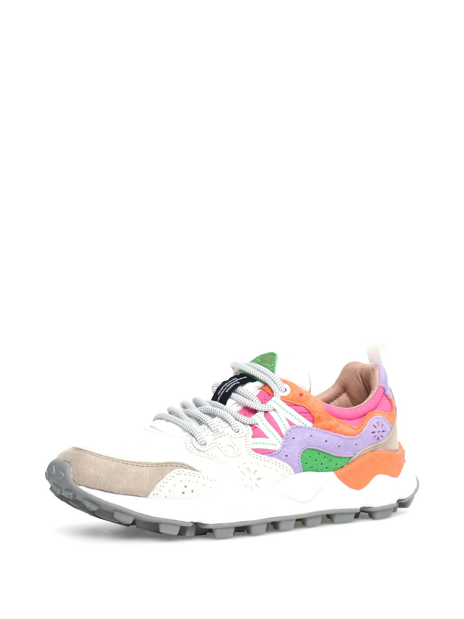 Кроссовки FLOWER MOUNTAIN Nubuck leather sneakers, размер 38, разноцветный — фото 1
