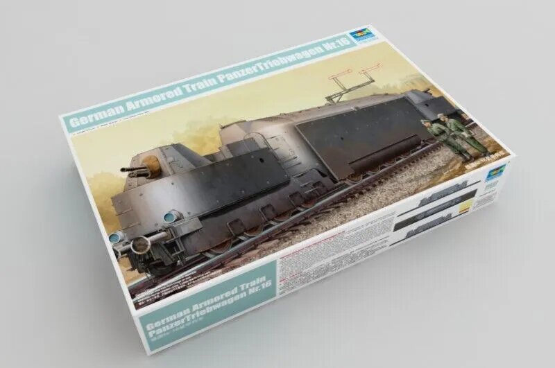 Trumpeter 00223 1/35 Модель сборки Немецкий бронепоезд PanzerTriebwagen Nr.16