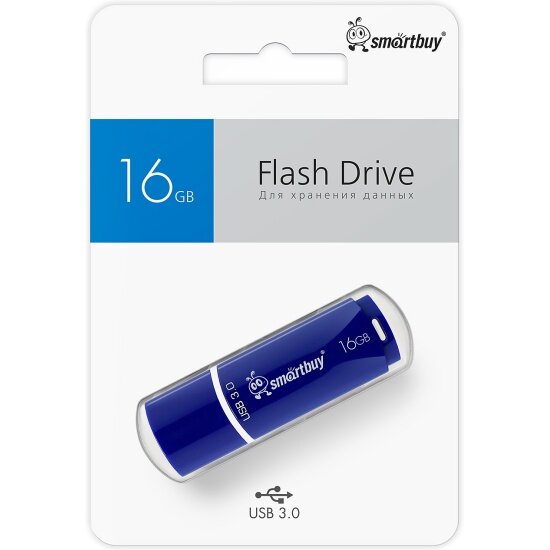 USB флешка Smartbuy 16Gb Crown blue USB 3.0