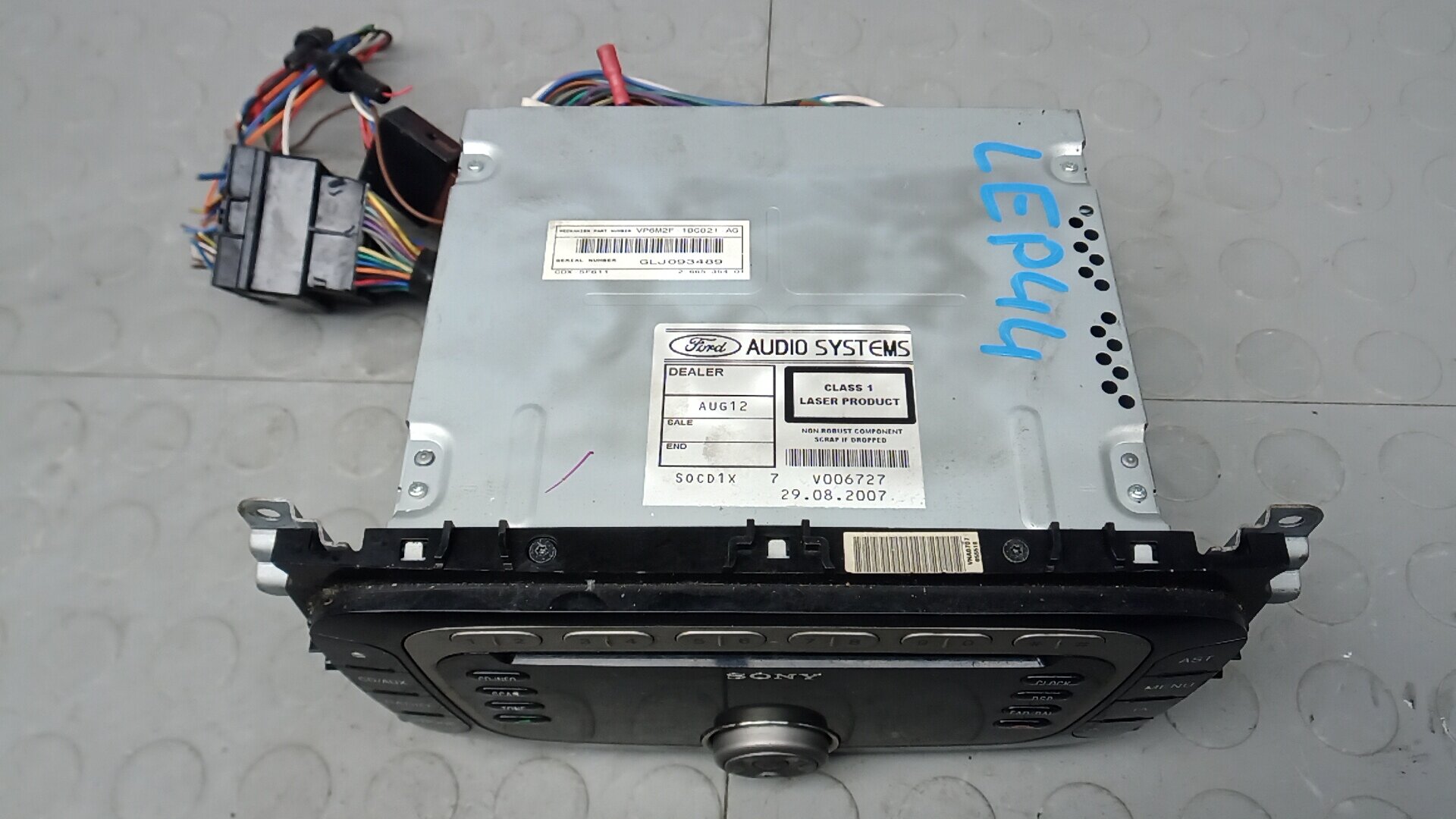 Магнитола FORD S-MAX, Номер E1110R023938 — фото 1