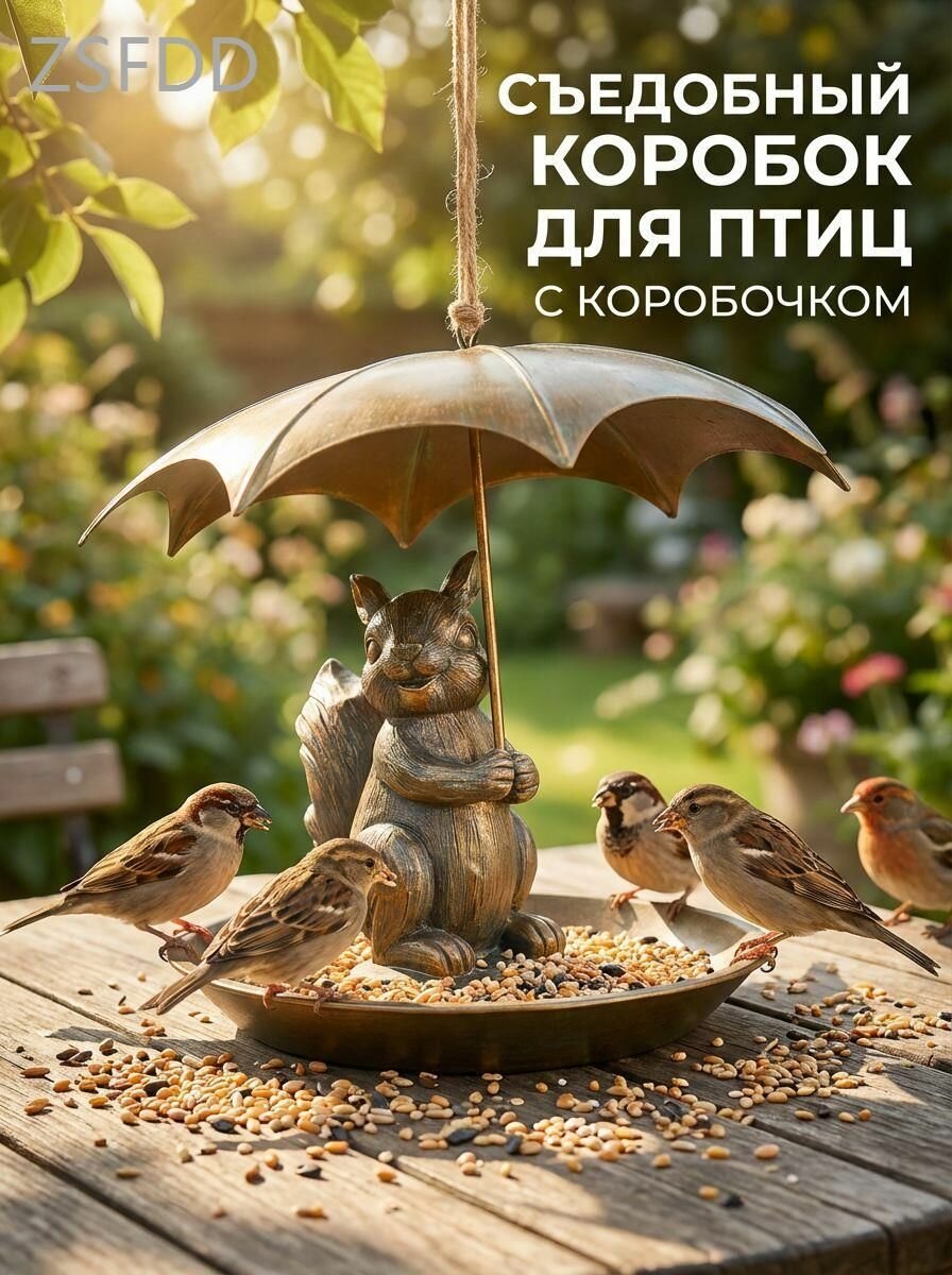 Кормушка для птиц и грызунов