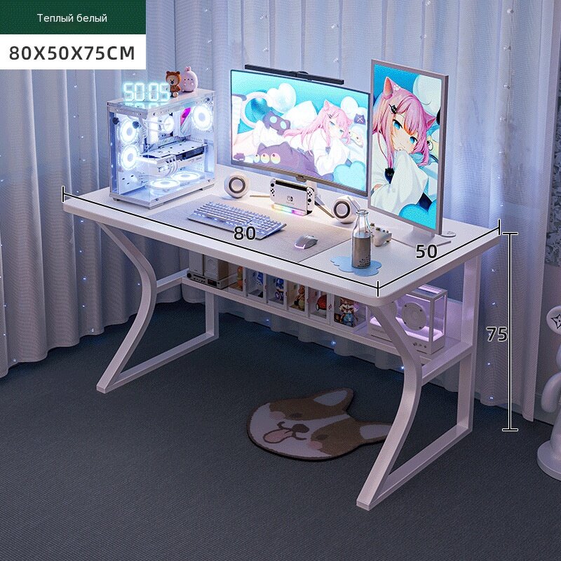 Компьютерный стол, письменный стол, рабочий стол для учебы 80х50х75 см