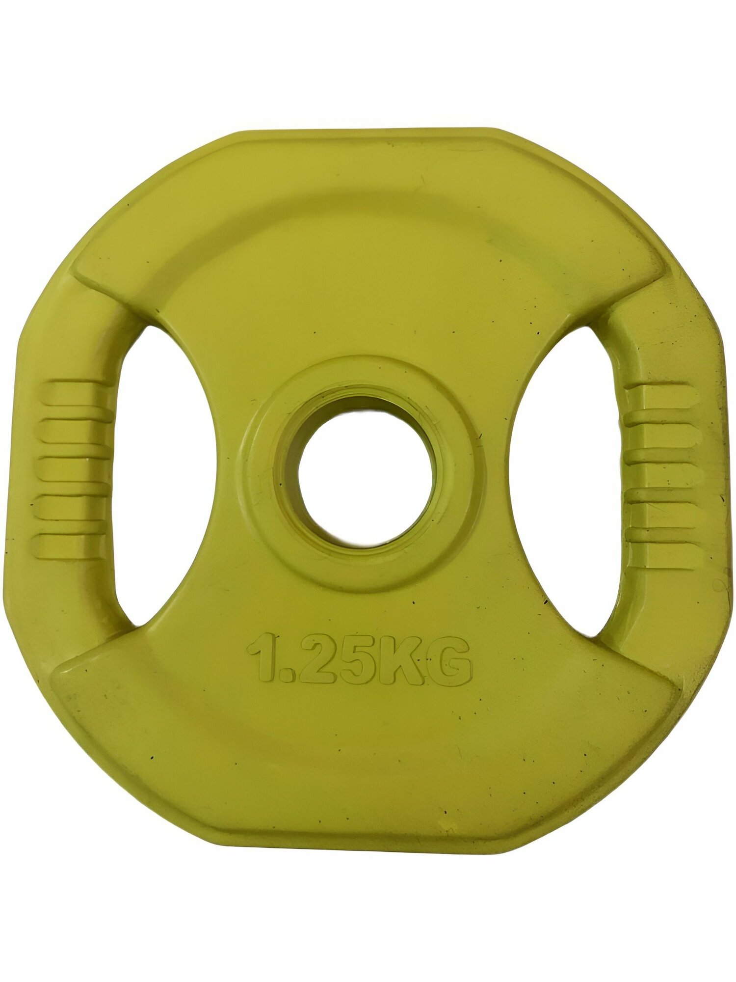 Диск для штанги d.31мм, 1,25кг , желтый