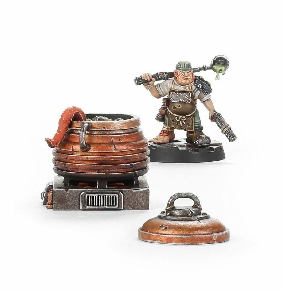 Bigby Crumb Ratling Slopper. С подставкой. Necromunda. Warhammer
